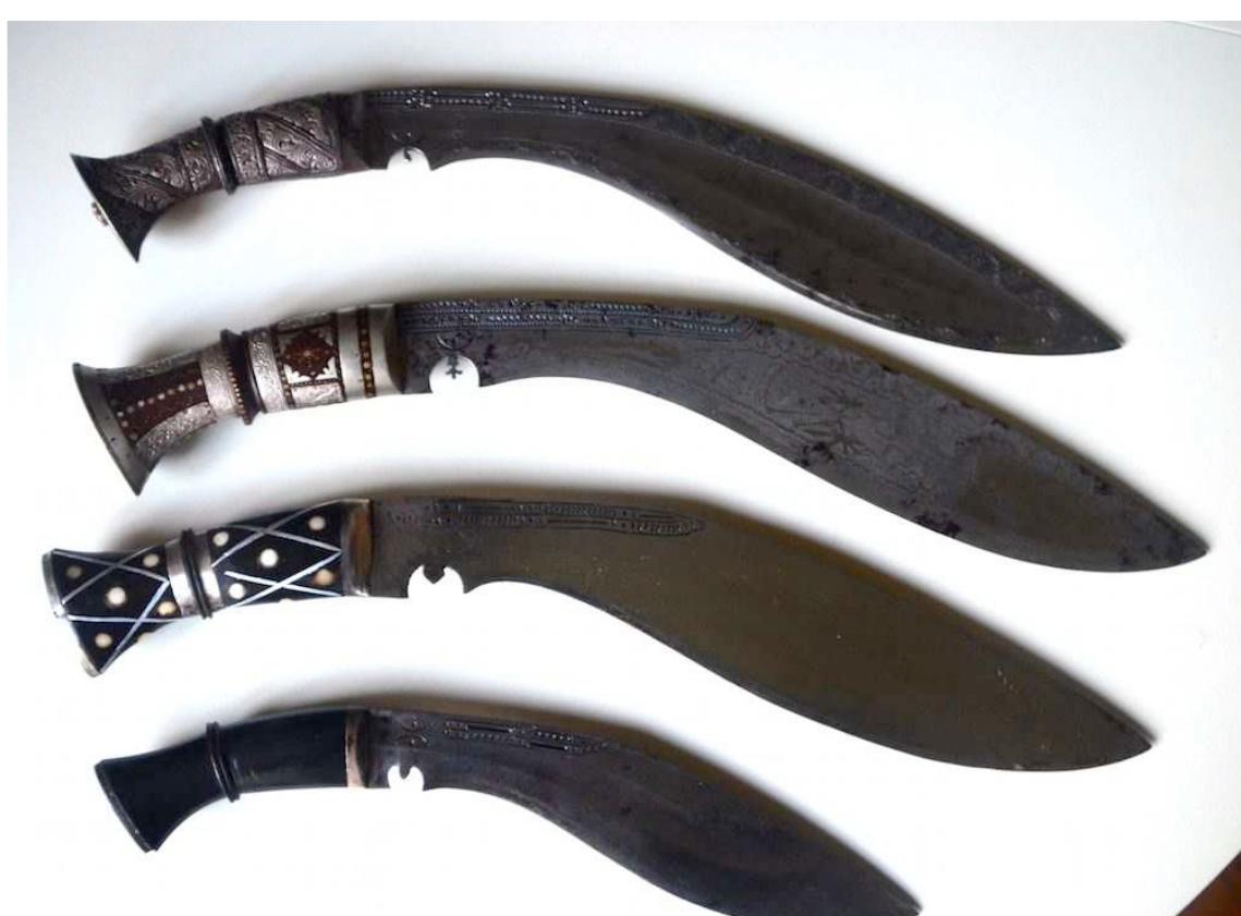 Figure 68 - The Kukri (Khukuri) Knife of the Gurkhas; A