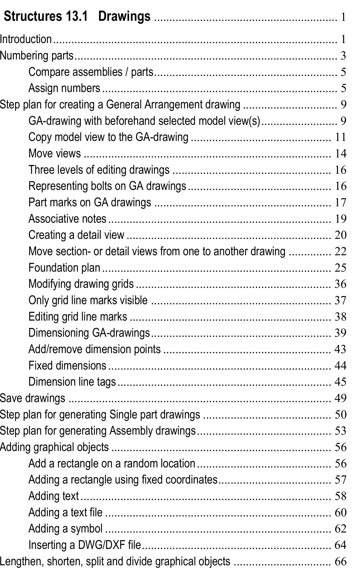 (PDF) Tekla Structures -Steel Detailing Basic training Drawings