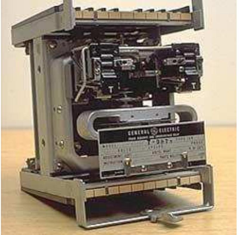 Electromechanical relays (1900s) the first relay function