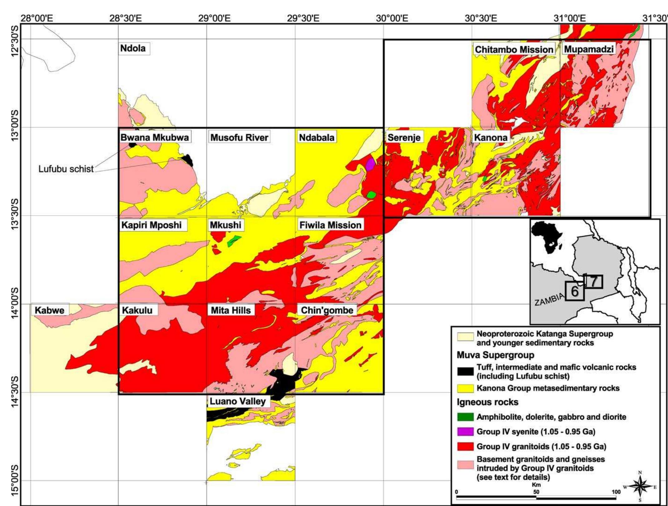 Figure 3 - from The Mesoproterozoic Irumide belt of Zambia