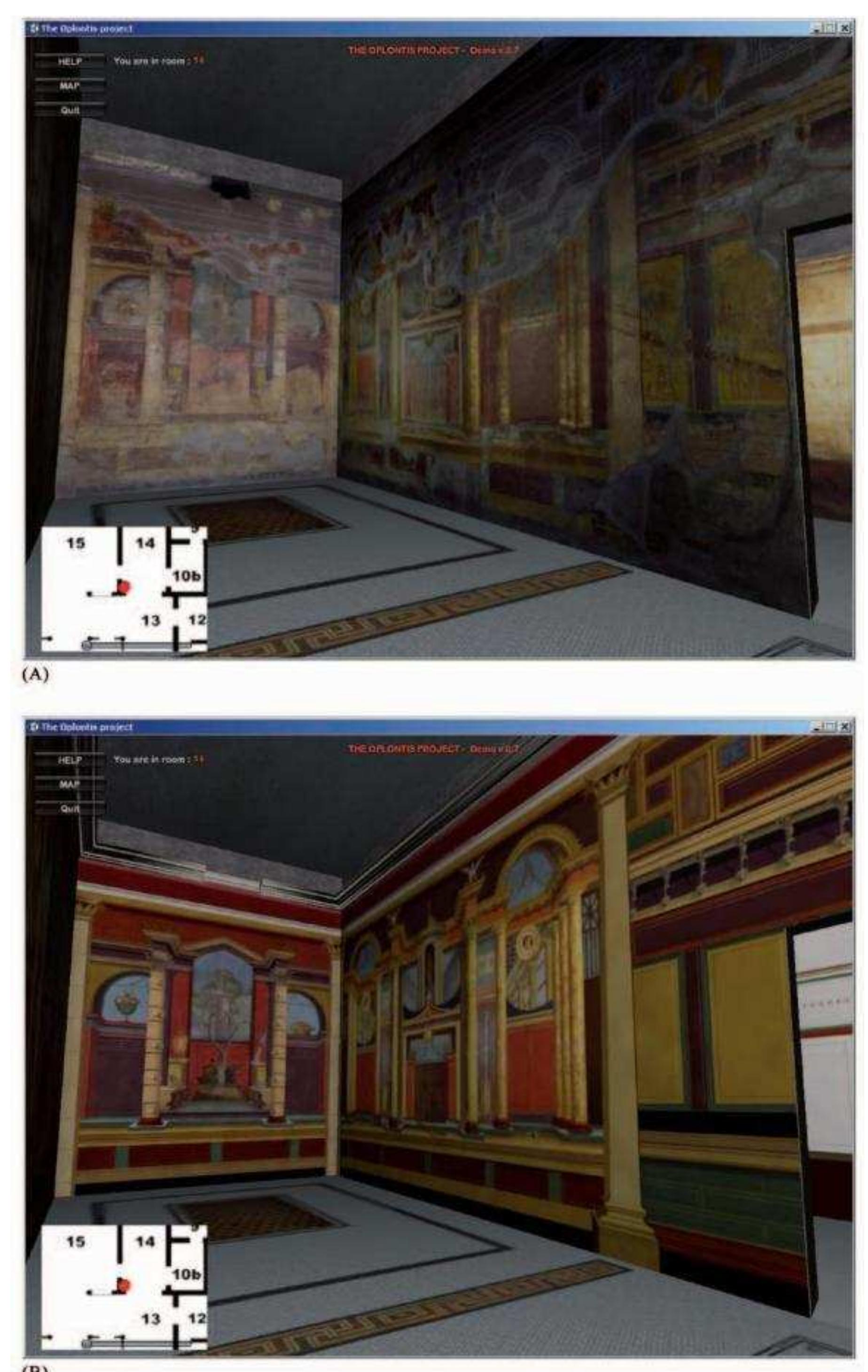 Figure 2 - "Roman Frescoes from Boscoreale. The Villa of