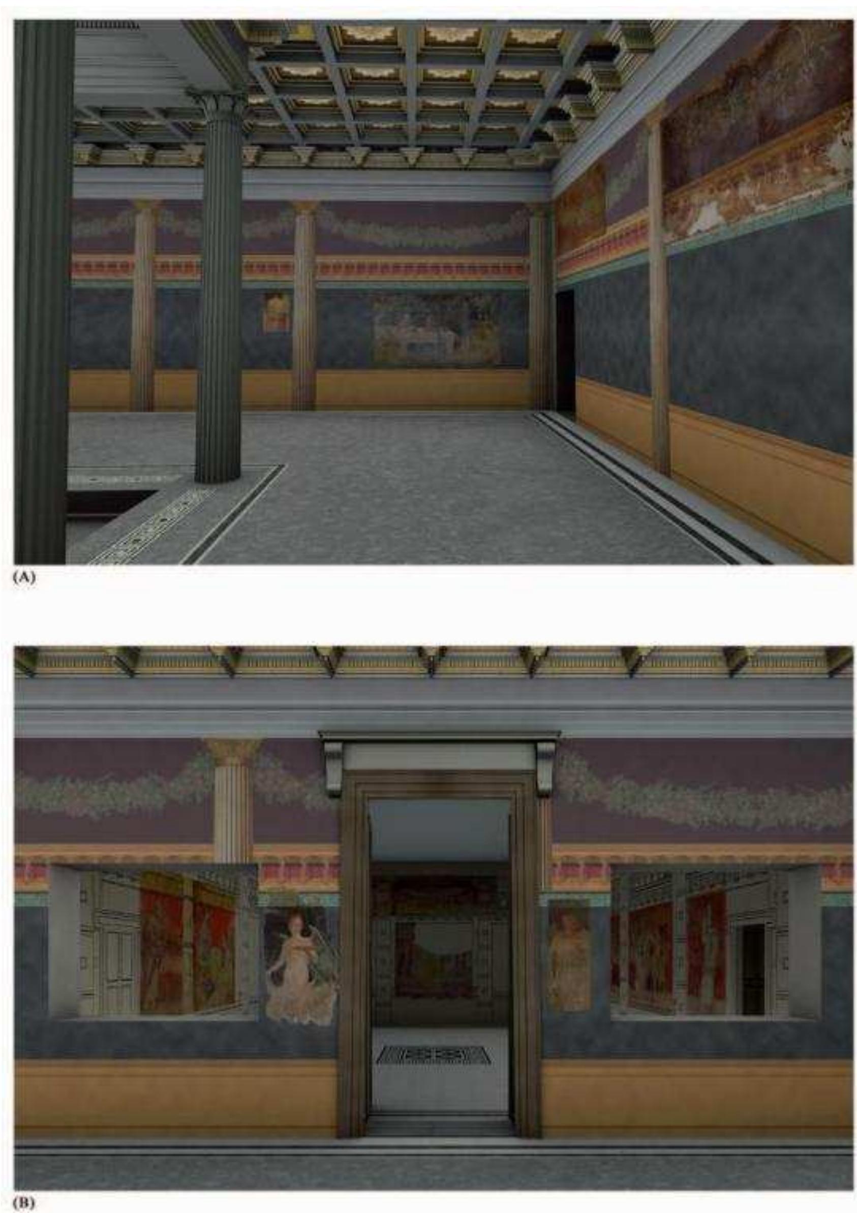 However, modelling the architecture of the villa from