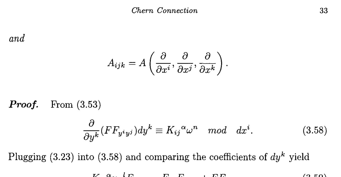 Figure 10 - AN INTRODUCTION TO FINSLER GEOMETRY