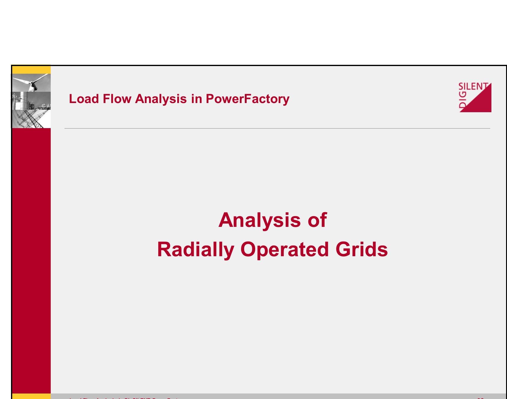 Figure 40 - Load Flow Analysis in DIgSILENT PowerFactory