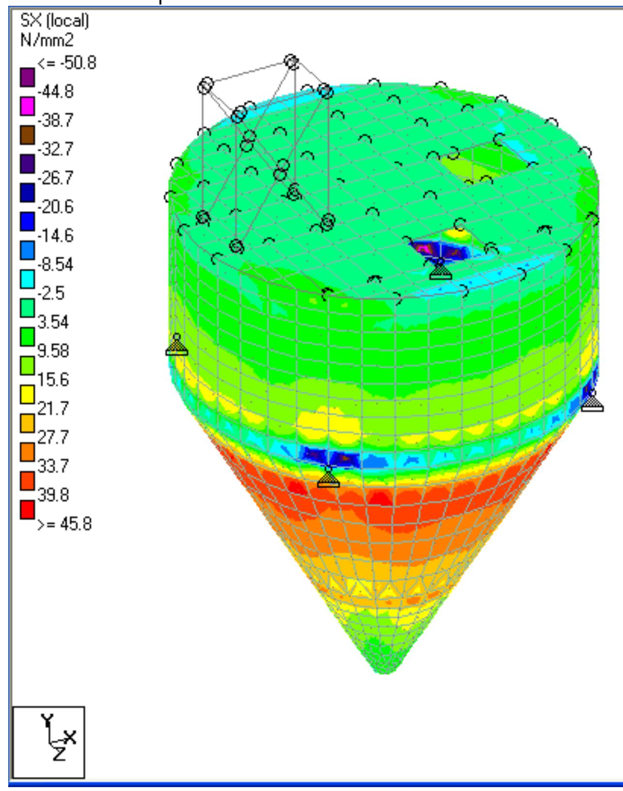 Figure 11 - STRUCTURE CALCULATION SHEET FOR SILO
