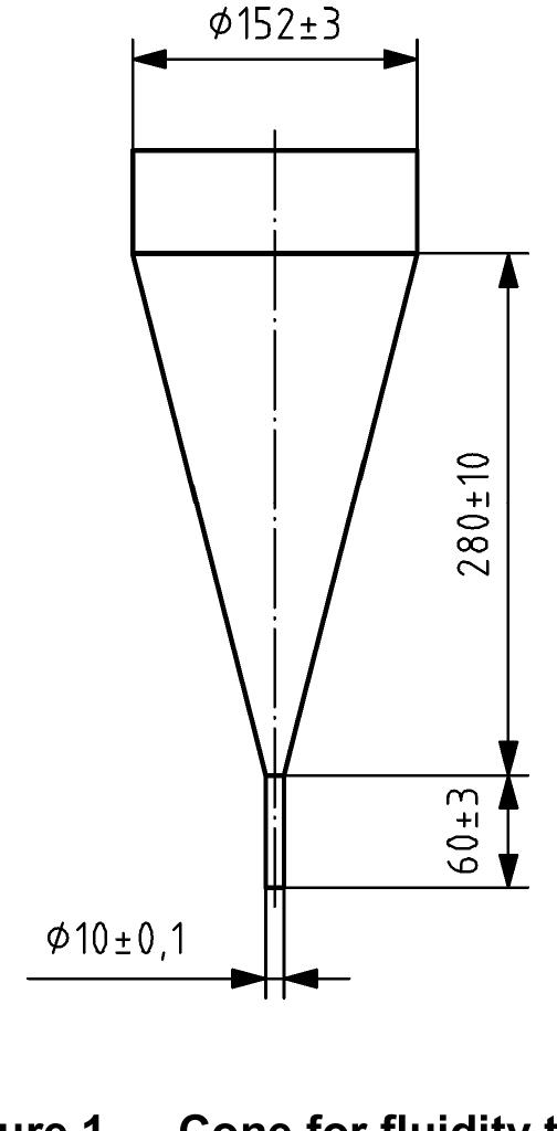 Figure 2 - Grout for prestressing tendons — Test methods The