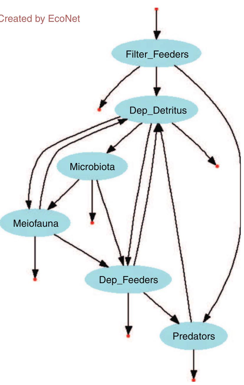 8 flow diagram for oyster reef model constructed from econet