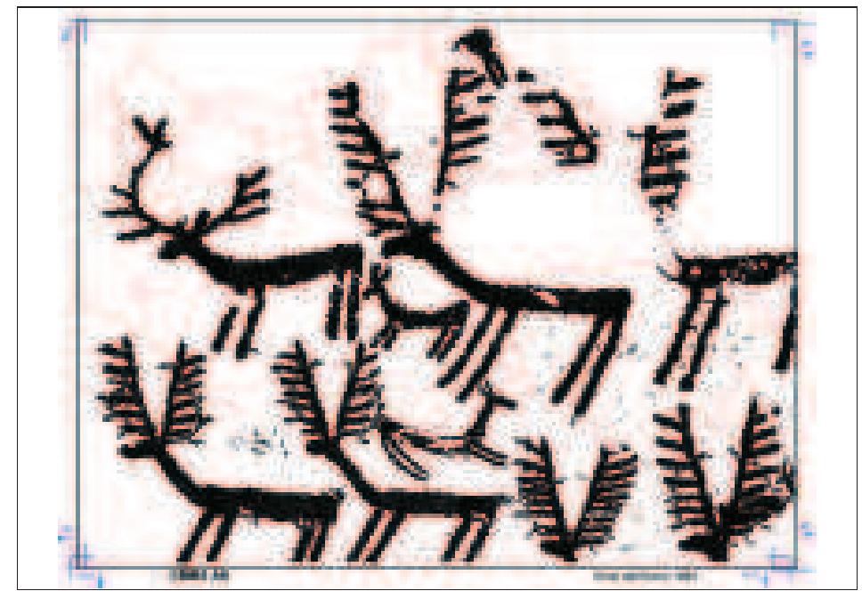 12. - a traced sheet from cemmo 1 (tracing footsteps of