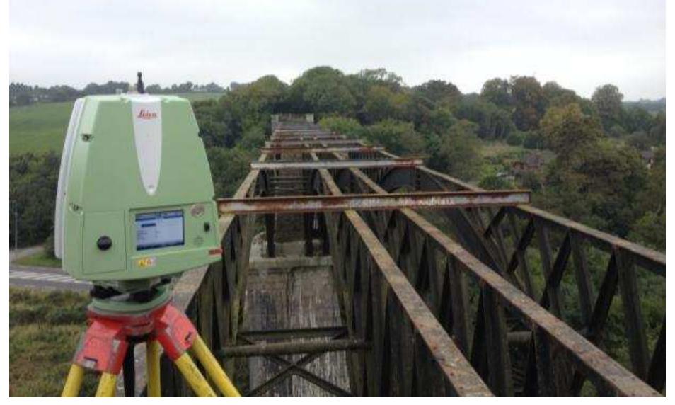 3d Terrestrial Laser Scanner In Operation A 3d Terrestrial