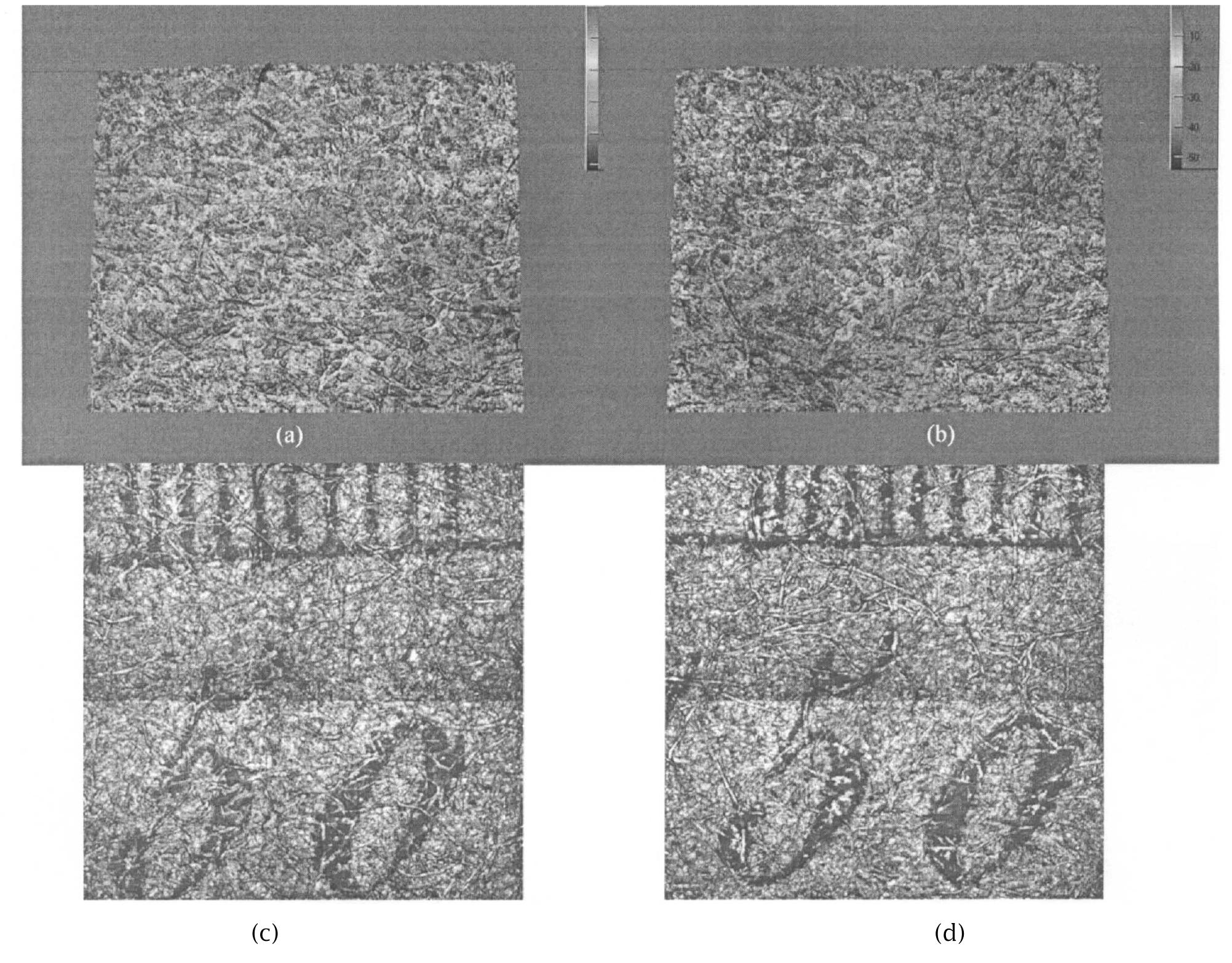 - comparison of roughness fingerprints taken from two maps