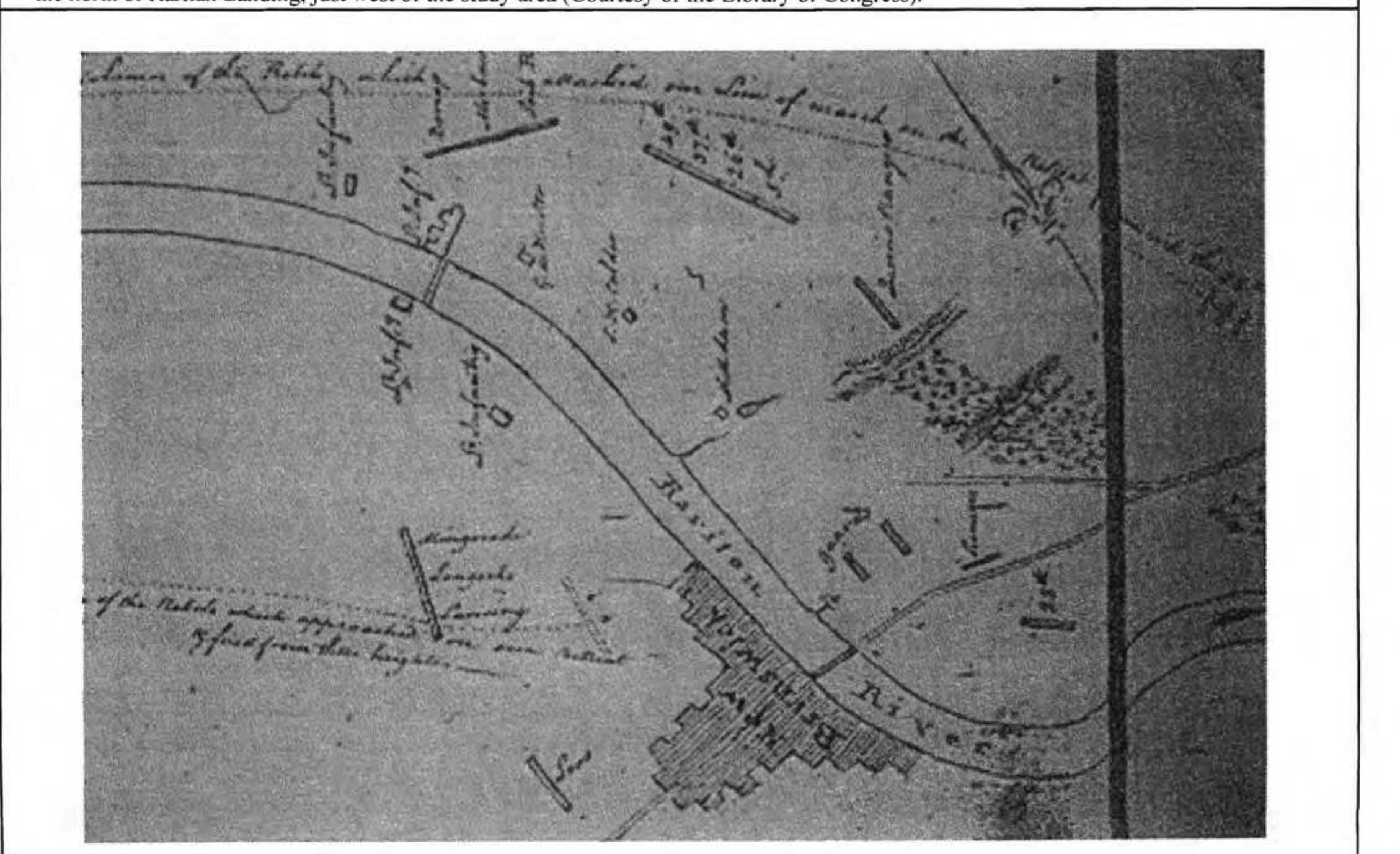 Major john andre’s map showing the disposition of crown