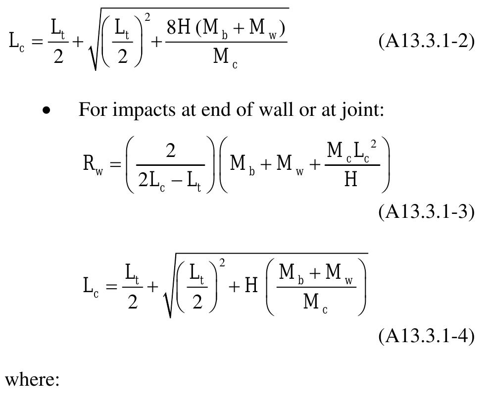 (PDF) SECTION 13: RAILINGS Table A13.2-1—Design Forces for Traffic ...
