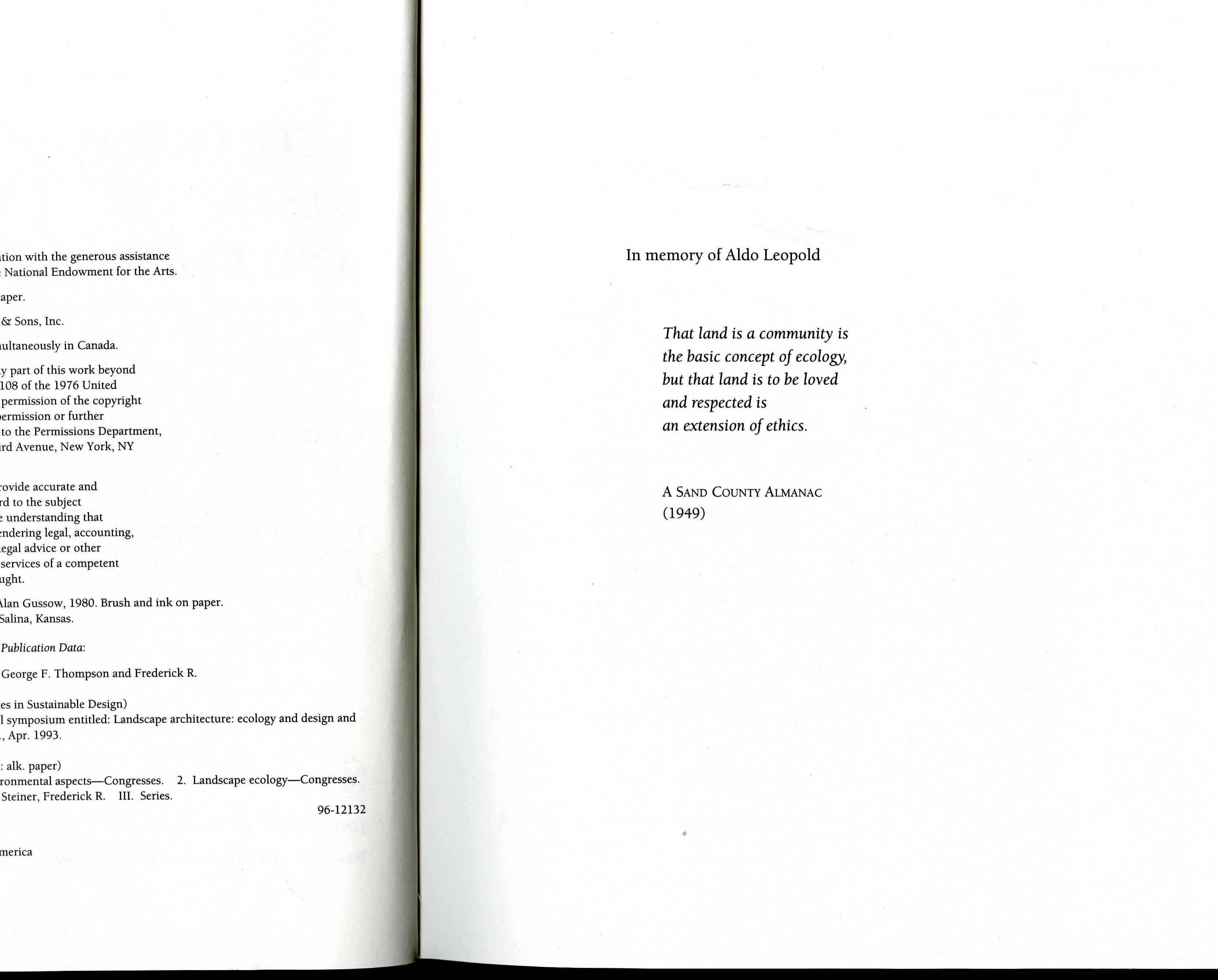 Expanded Field of Landscape Architecture (1997)