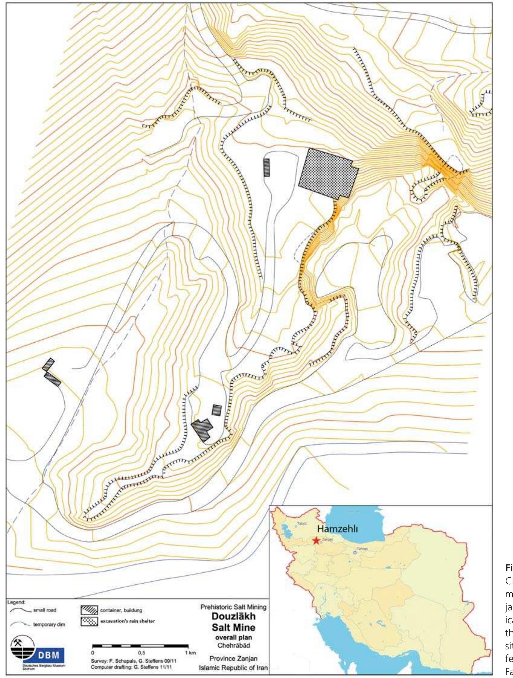 Figure 1 - THE SALT MEN OF IRAN: THE SALT MINE OF DOUZLĀKH,