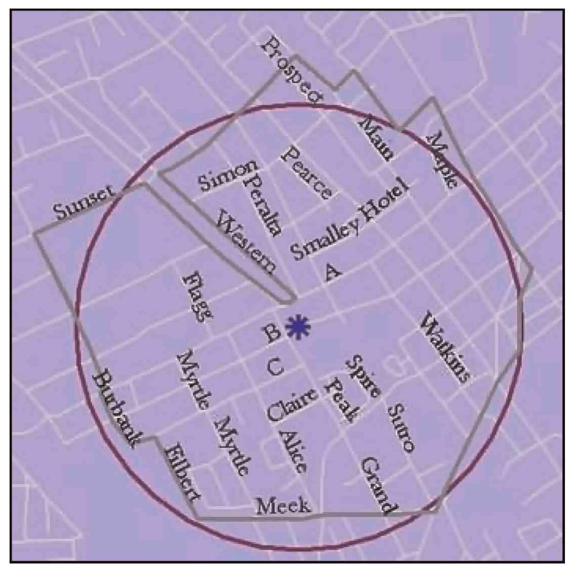 Map of hayward station area precinct. figure 8. map of