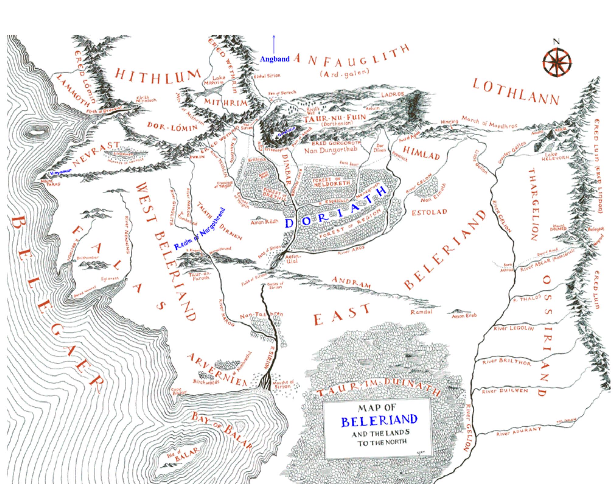 Figure 2 - from The Silmarillion - Illustrated edition
