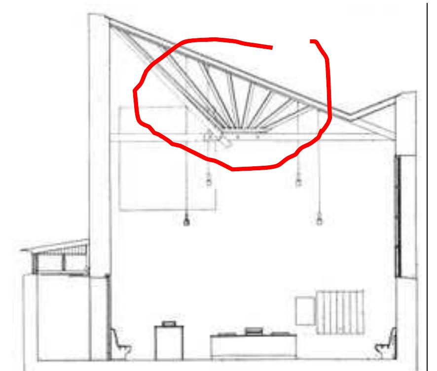 Kigure 9: butterfly truss - saynatsalo town hall- alvar