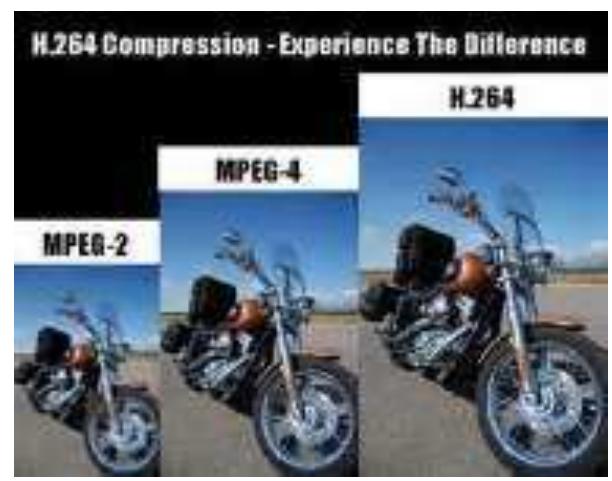 Various format of video compressed video back into an