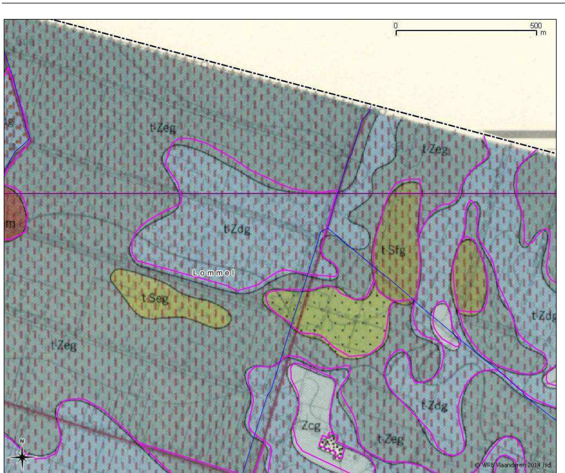Soil map of the flemish region converted to 3" edition of