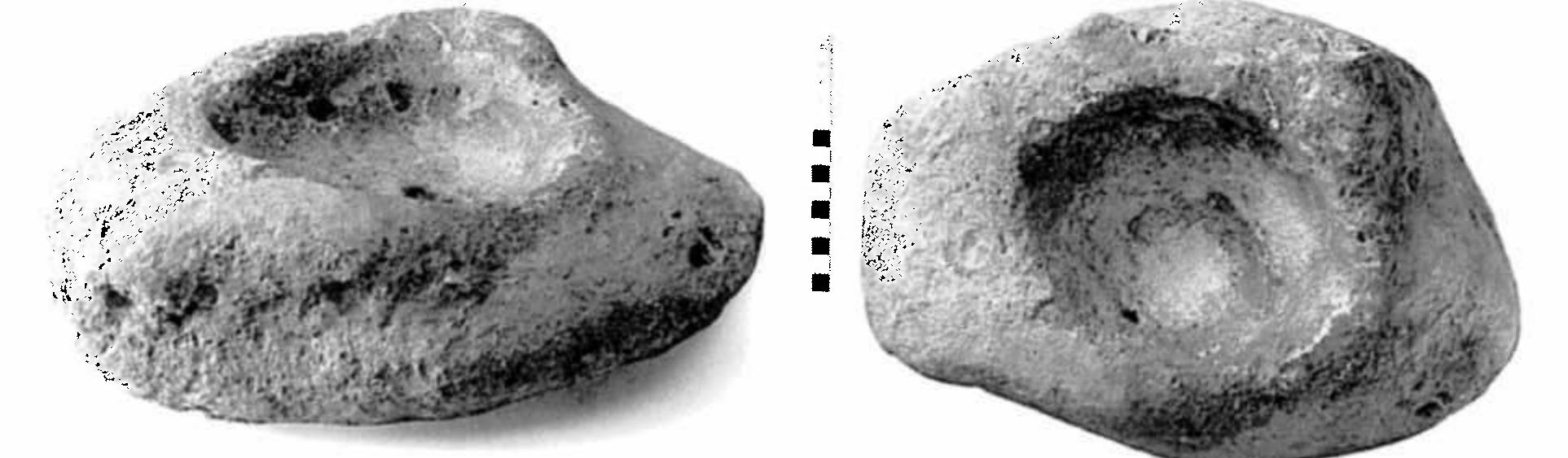 The tel zayit stone (in profile). fig. 13. the tel zayit