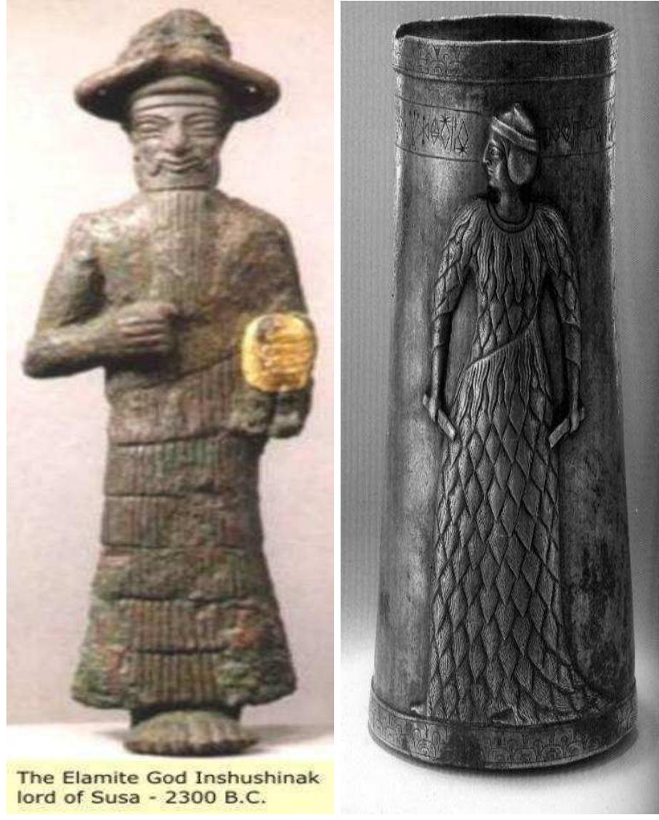 Elamite king holding “nandi” elamite god-lord of susa_