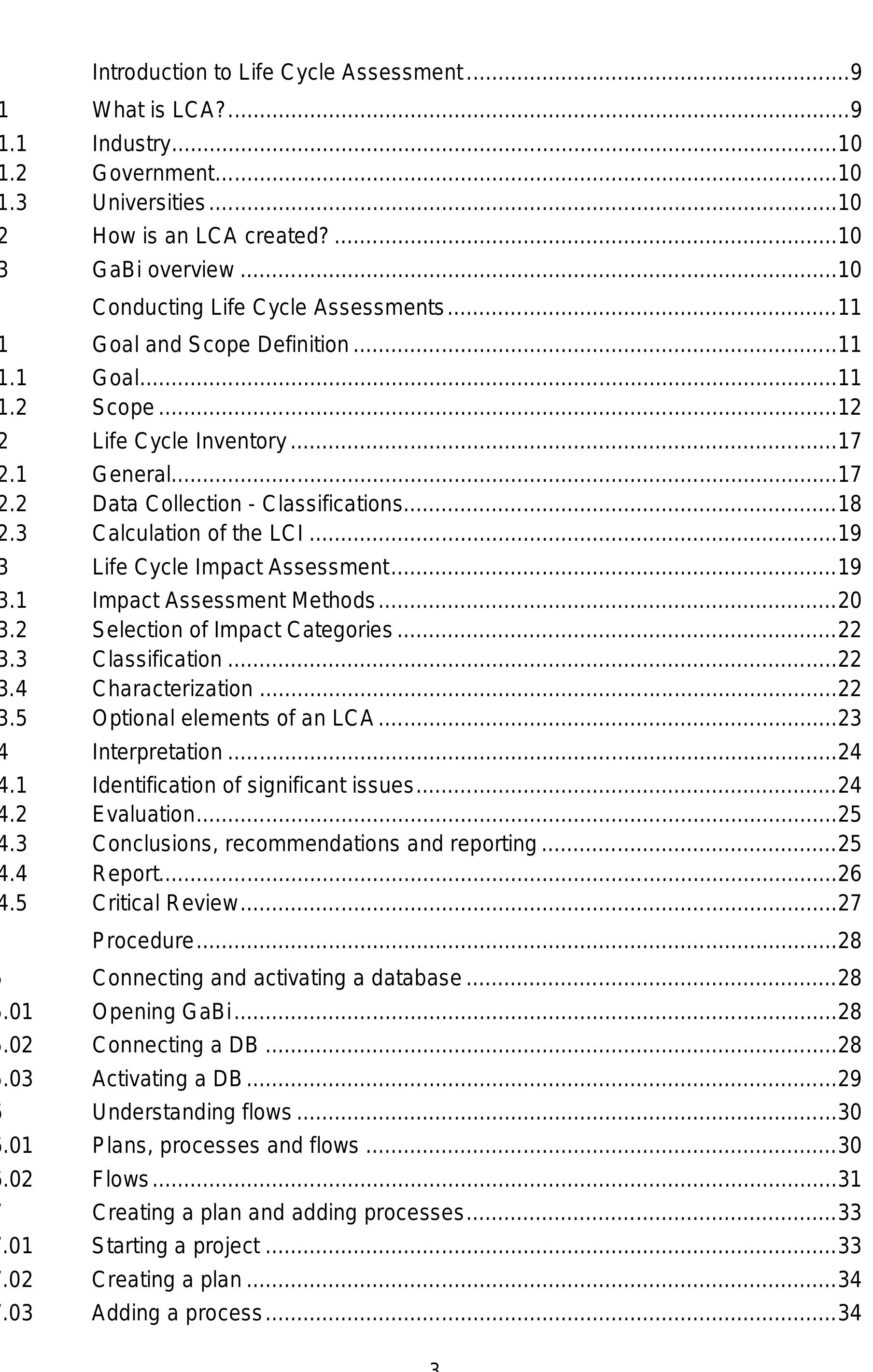 (PDF) Introduction to LCA and modelling using GaBi