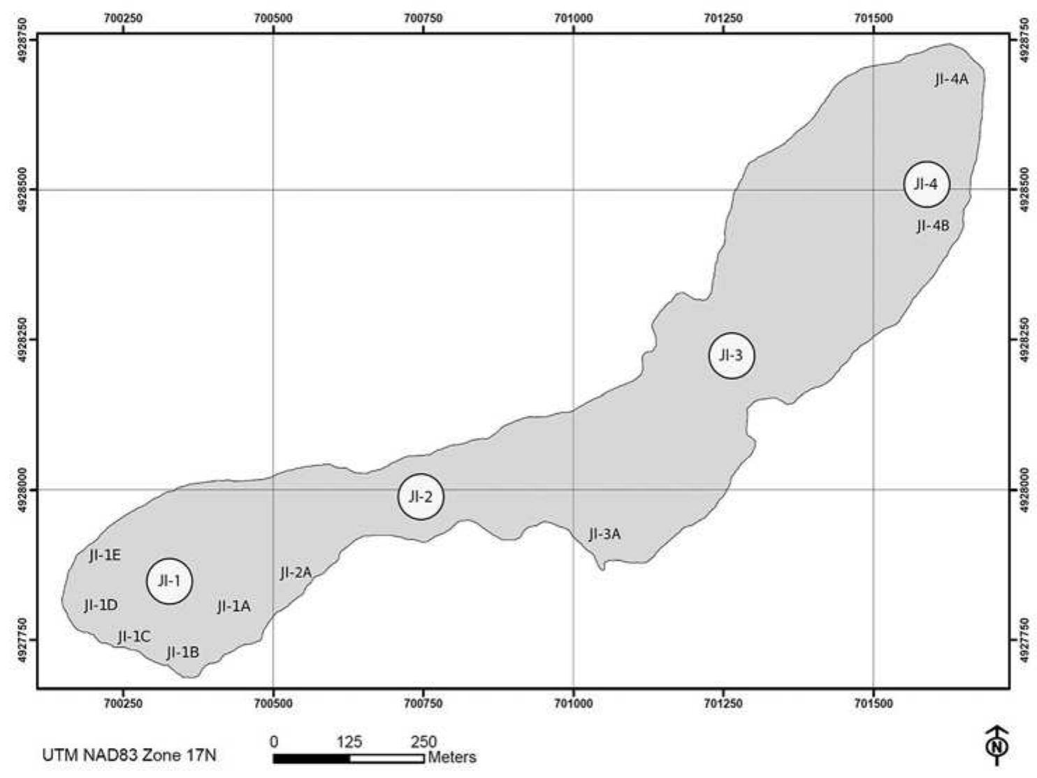 In 10 cm levels through the disturbed plough zone until the