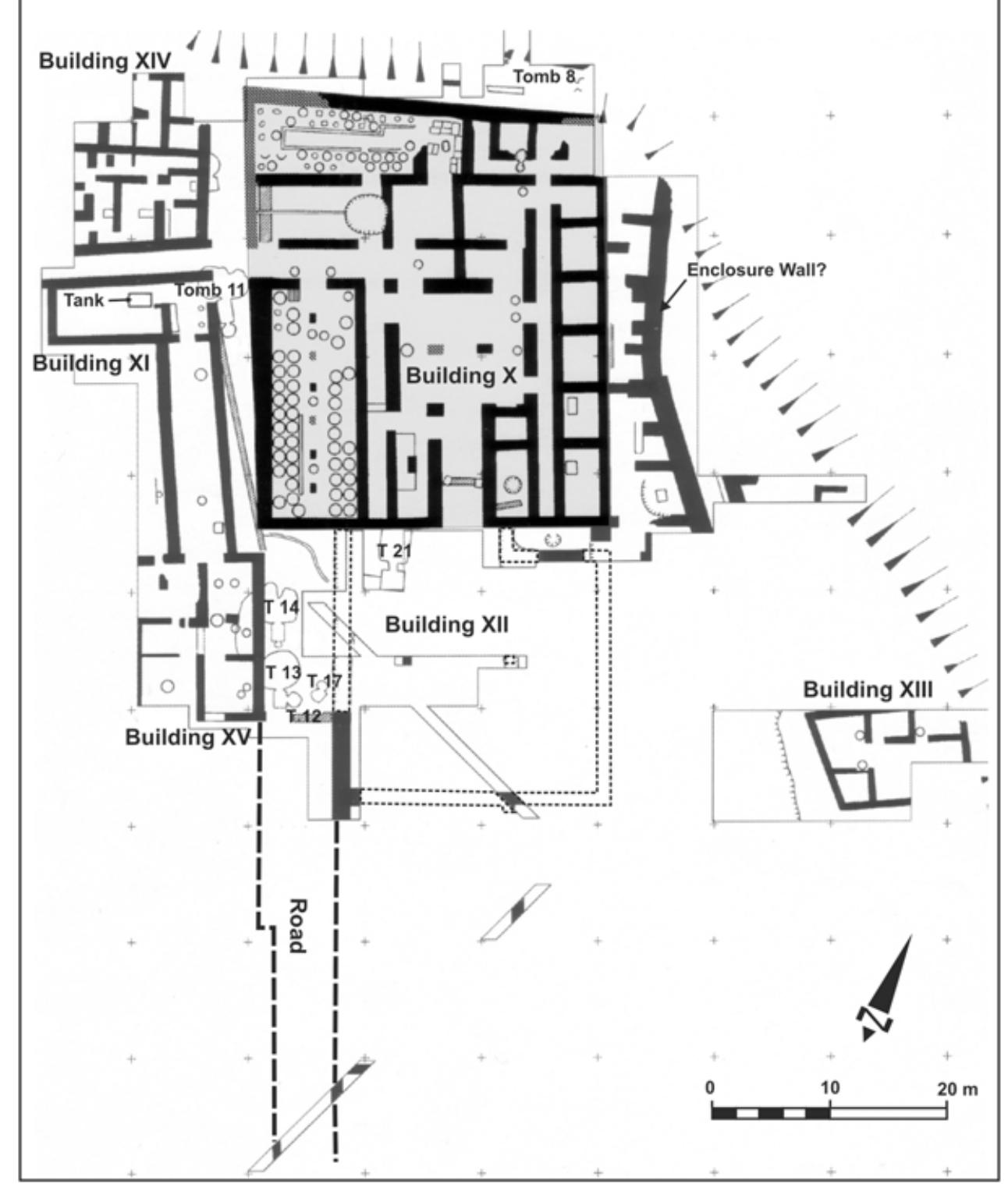 | kalavasos-ayios dhimitrios, schematic plan of northeast