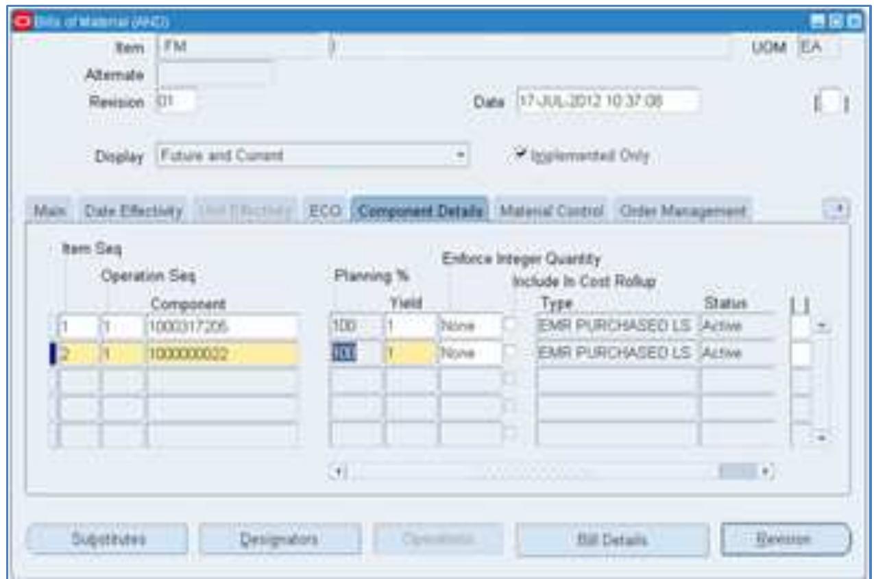 Figure 8 - Average Costing in Oracle R12 EBS Suite