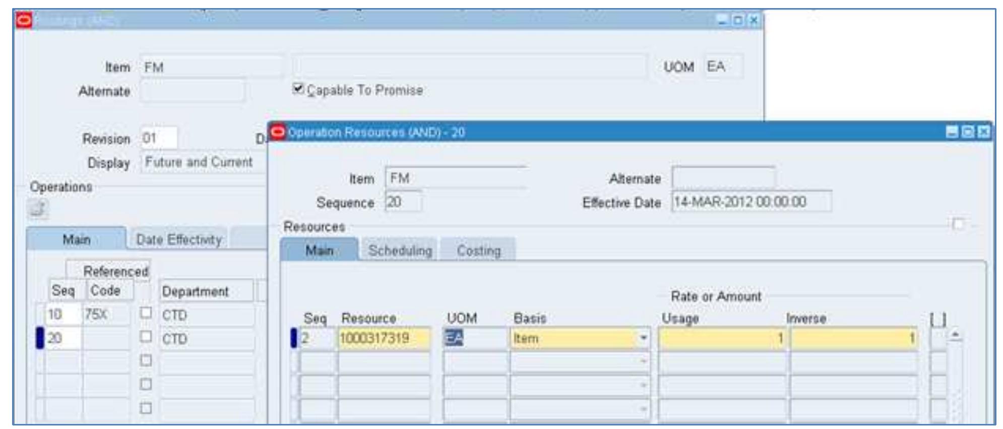 Operation 20 will have an osp resource attached we will