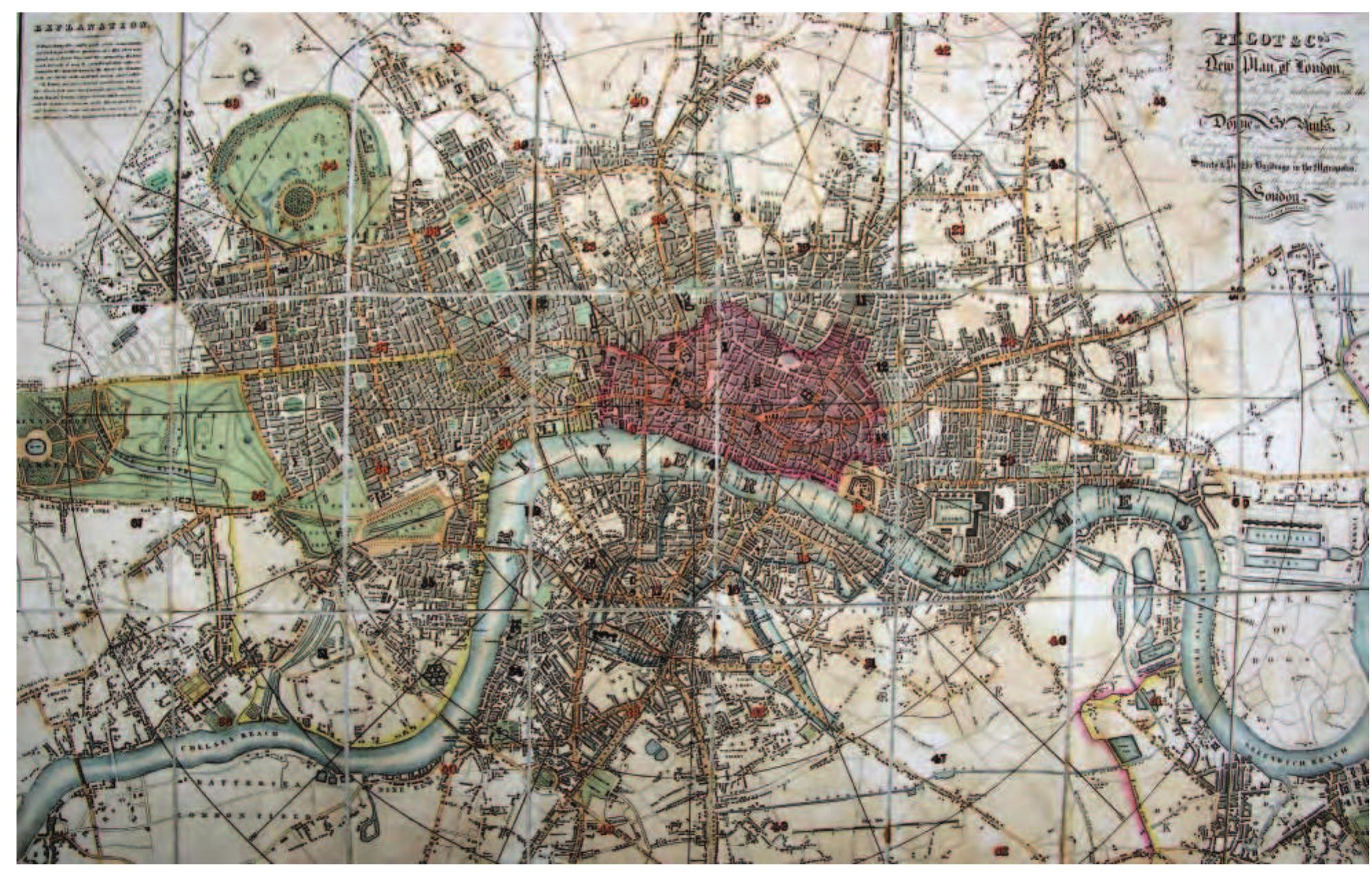 ‘pigot & co.’s new plan of london’, in pigot & co.'s