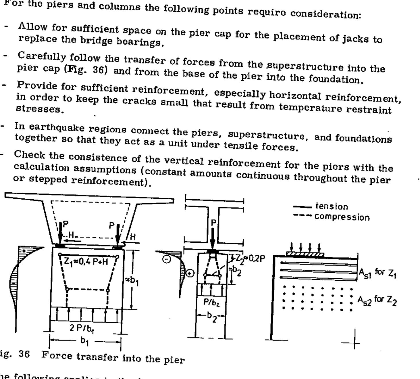 While in the design phase, the abutment block-outs and