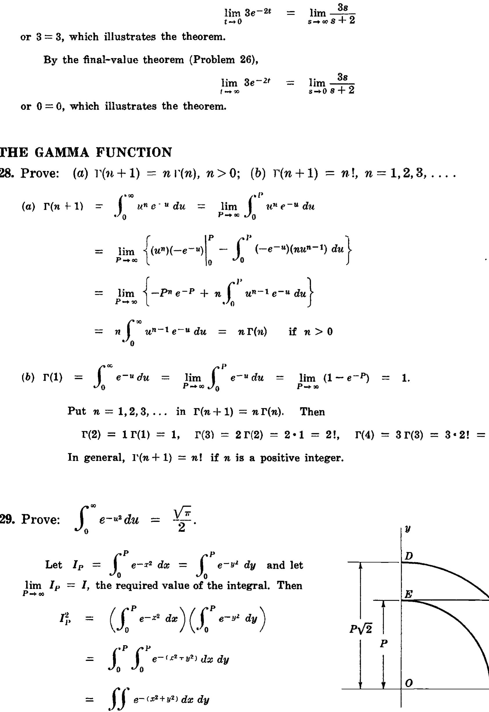 By the initial-value theorem (problem 25), where kp is the