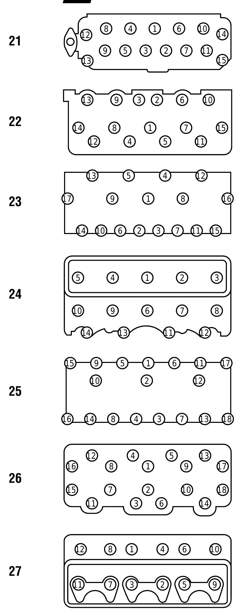 Figure 22 - Complete Cylinder Head Torque Specifications for