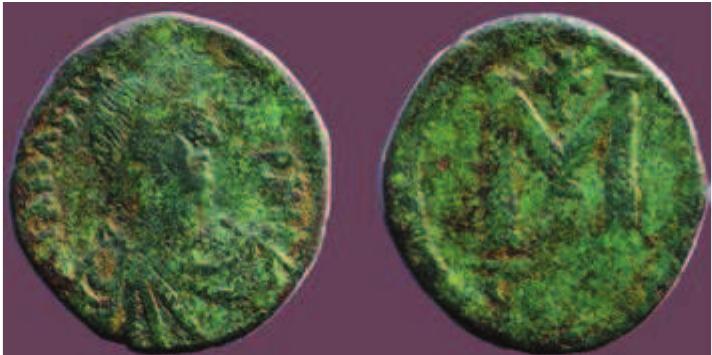 Figure 78 - Ancient, medieval and renaissance coins from the