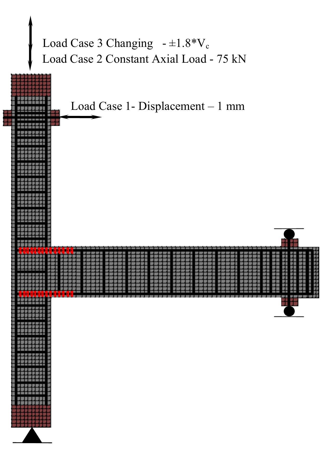 Figure 99 - NONLINEAR FINITE ELEMENT ANALYSIS OF BEAM-COLUMN