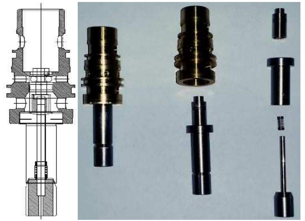 Cad drawing of ecv and prototypes of different components of