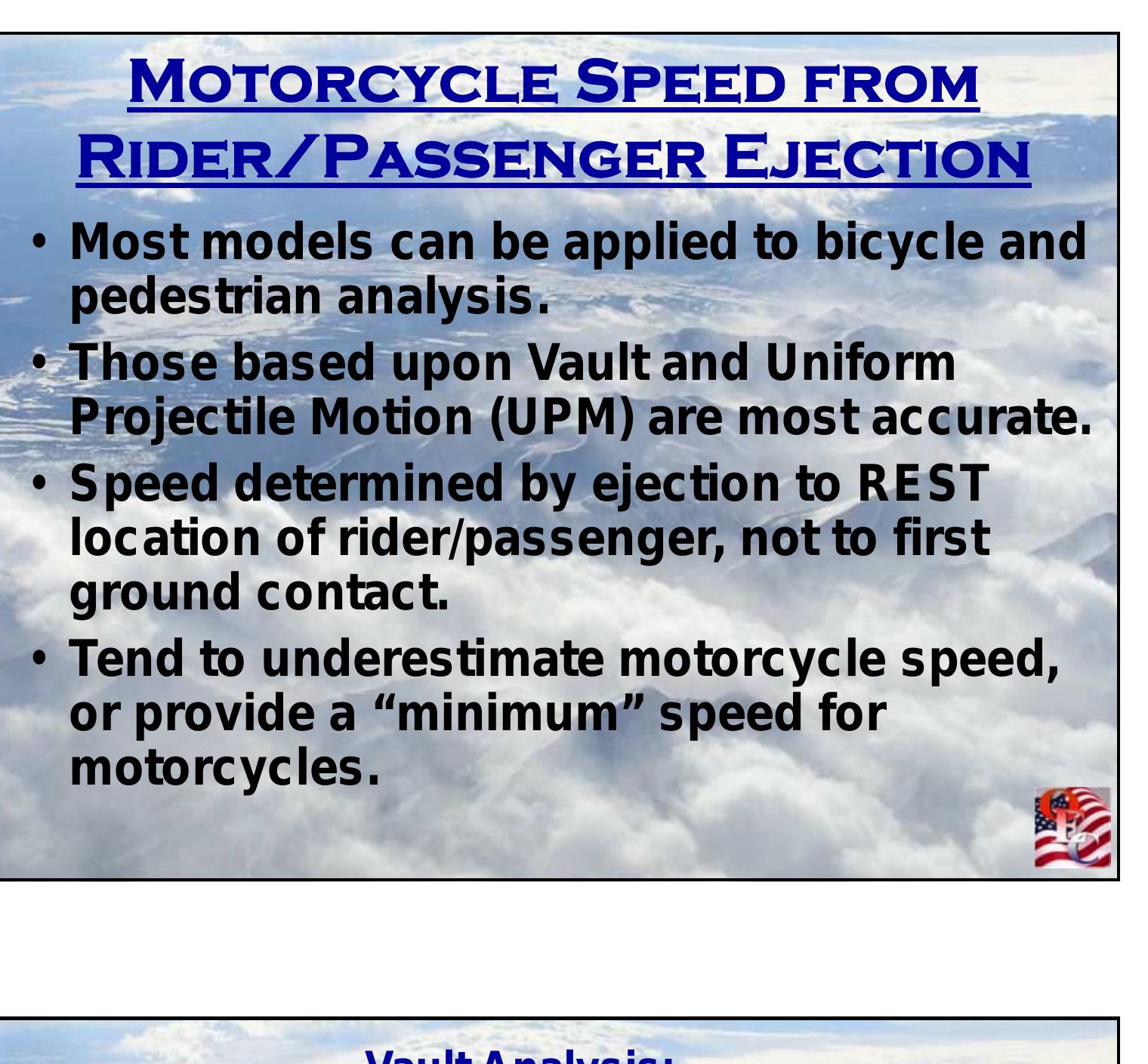 Figure 42 - Forensic Engineering Principles of Motorcycle