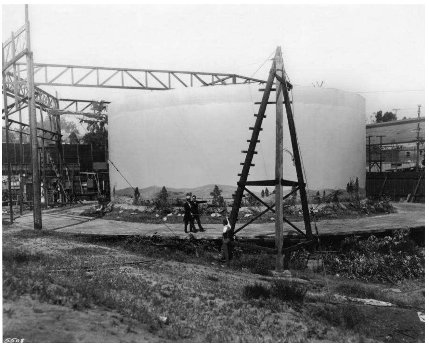 The cyclorama, ca. 1925. (courtesy academy of motion picture