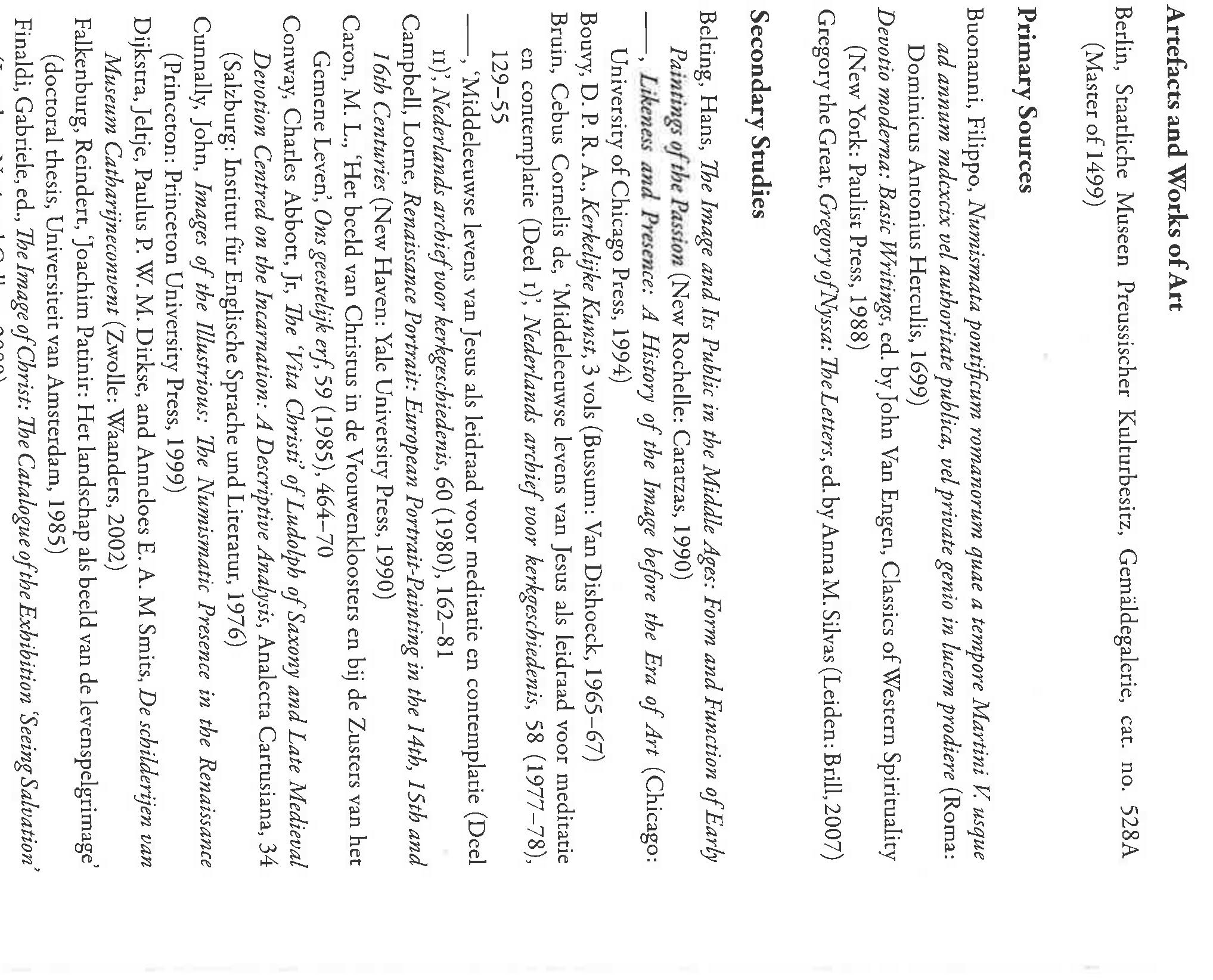 Table 18 - The Diptych of the Lentulus Letter: Building