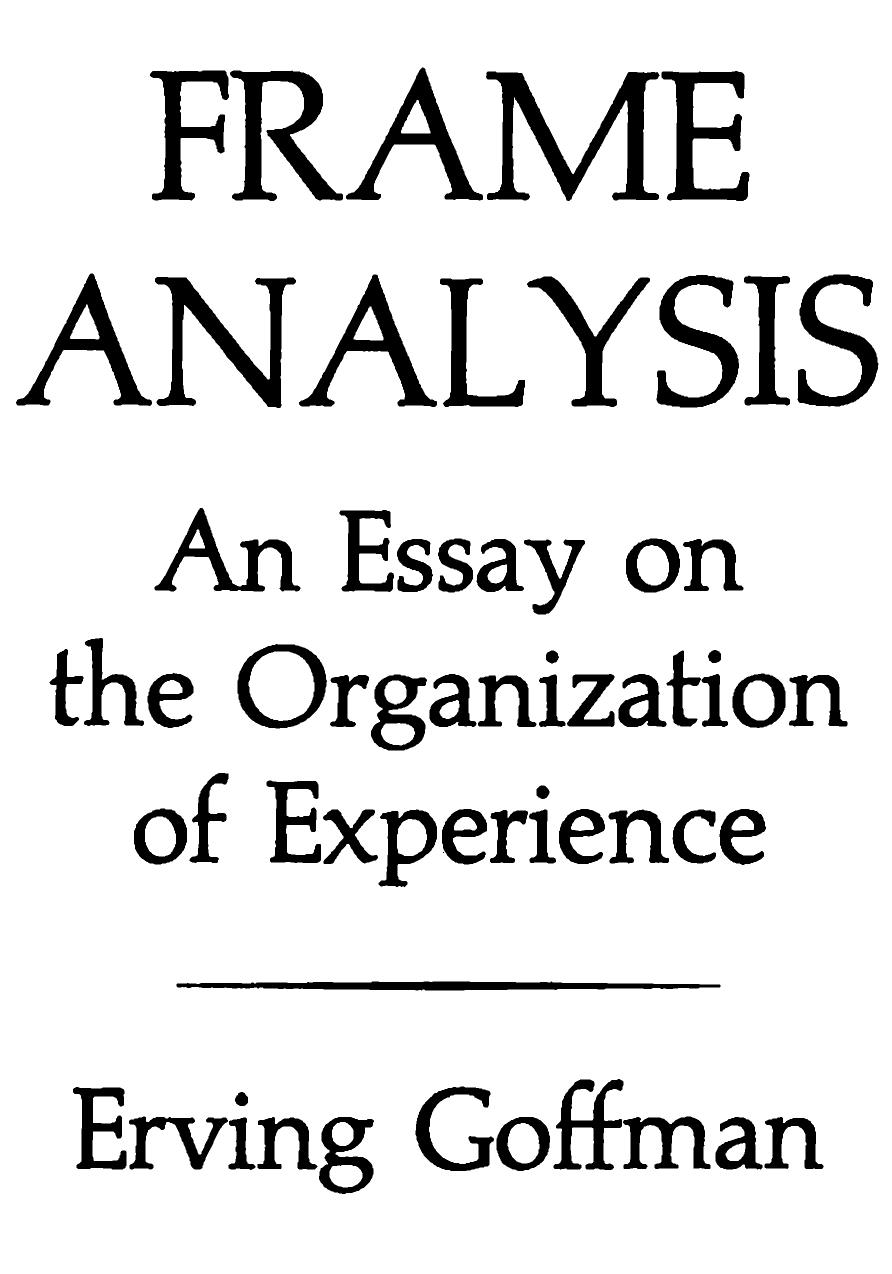 (PDF) Frame Analysis - pp.1-40