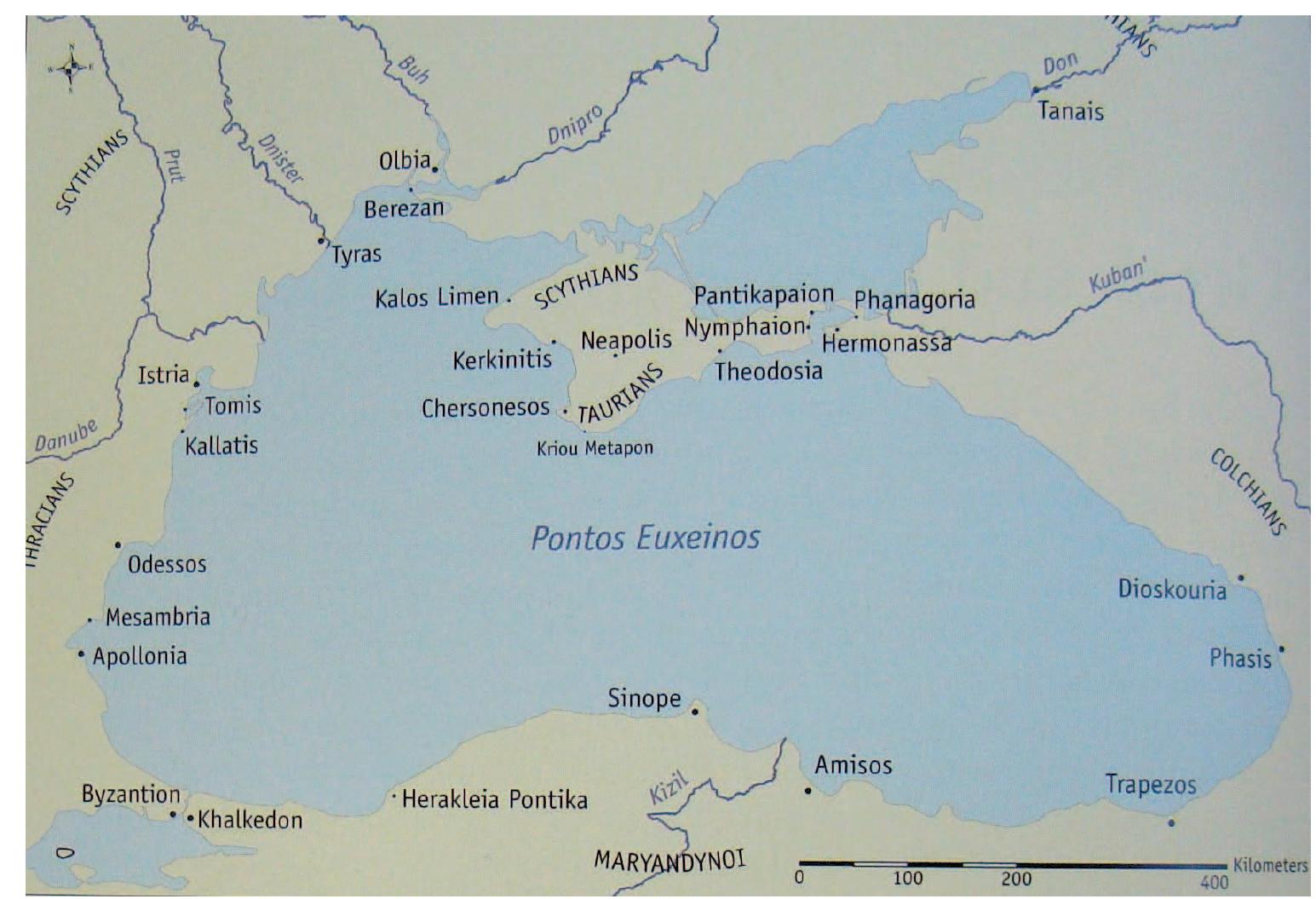 Locational map of the study area (from crimean chersonesos