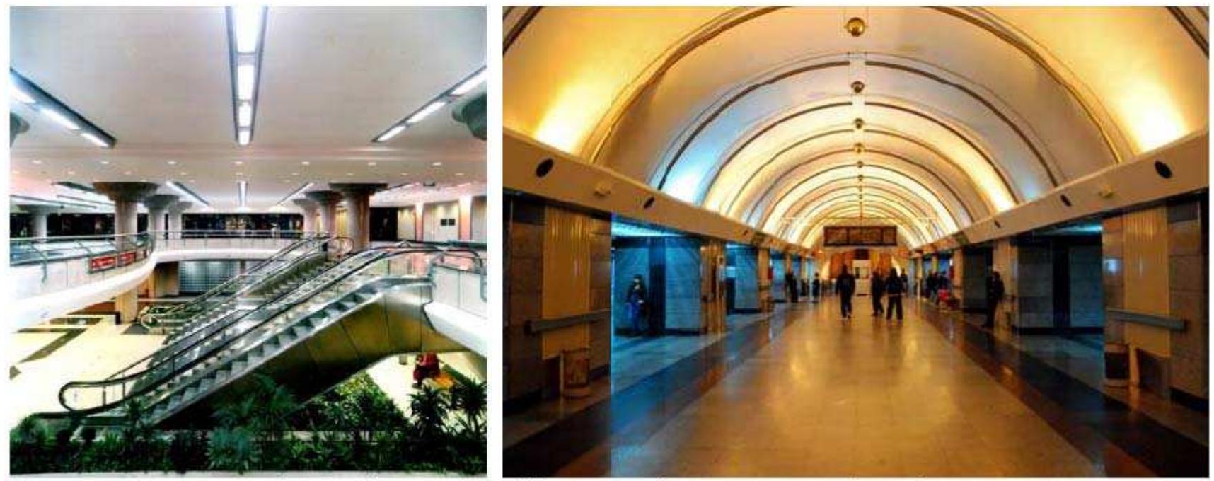 Images 5 and 6. ,,vukov spomenik” metro railway station