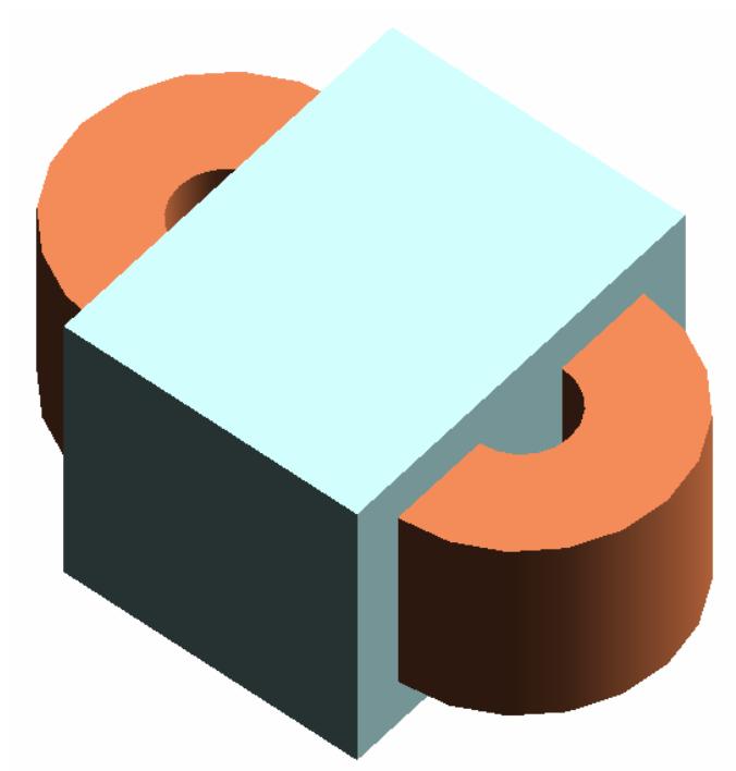 The diagram below shows a conventional shell-type