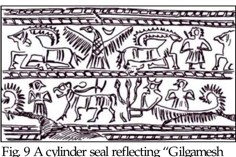 (PDF) Mythological Scenes from Ancient Mesopotamia on Elamite Cylinder ...