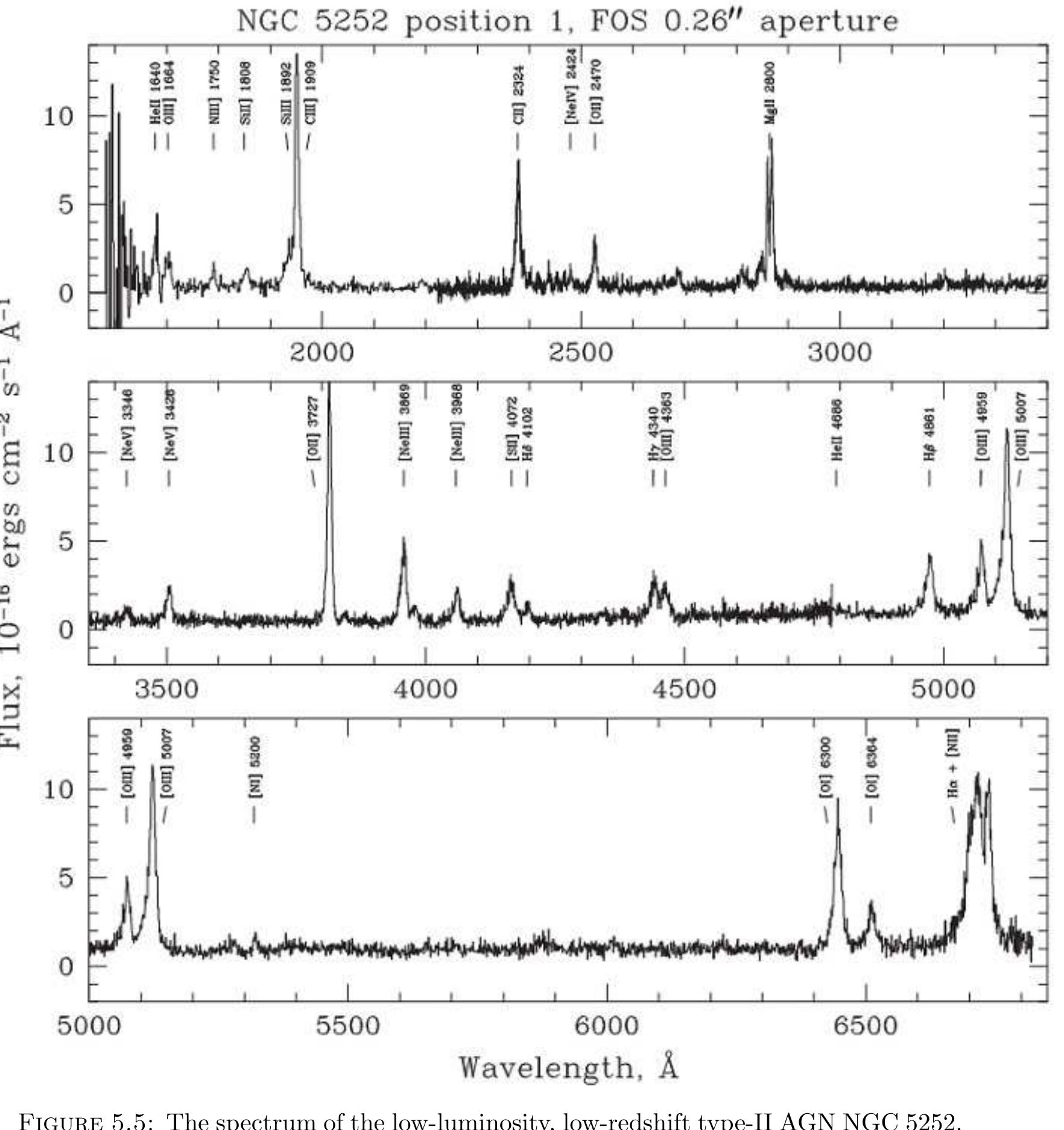 Spectrum. the striking differences between the