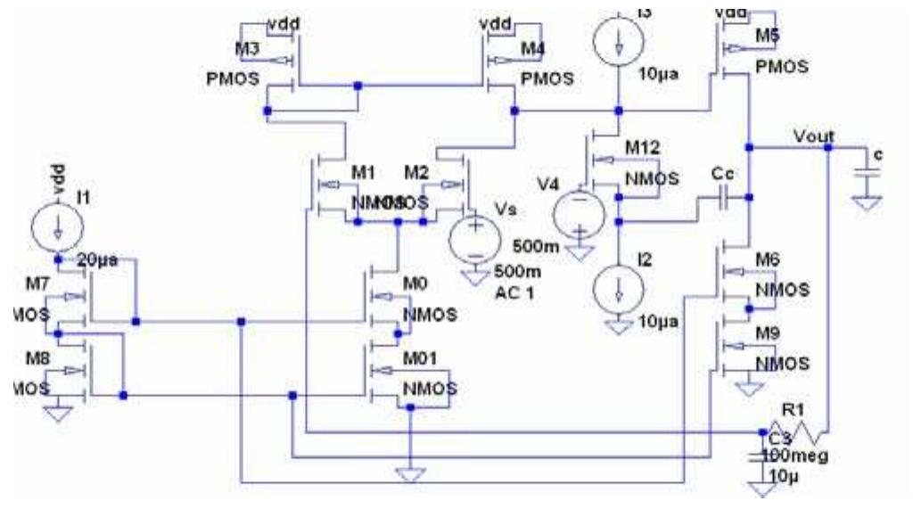 Current buffer compensated opamp pole-splitting). further,