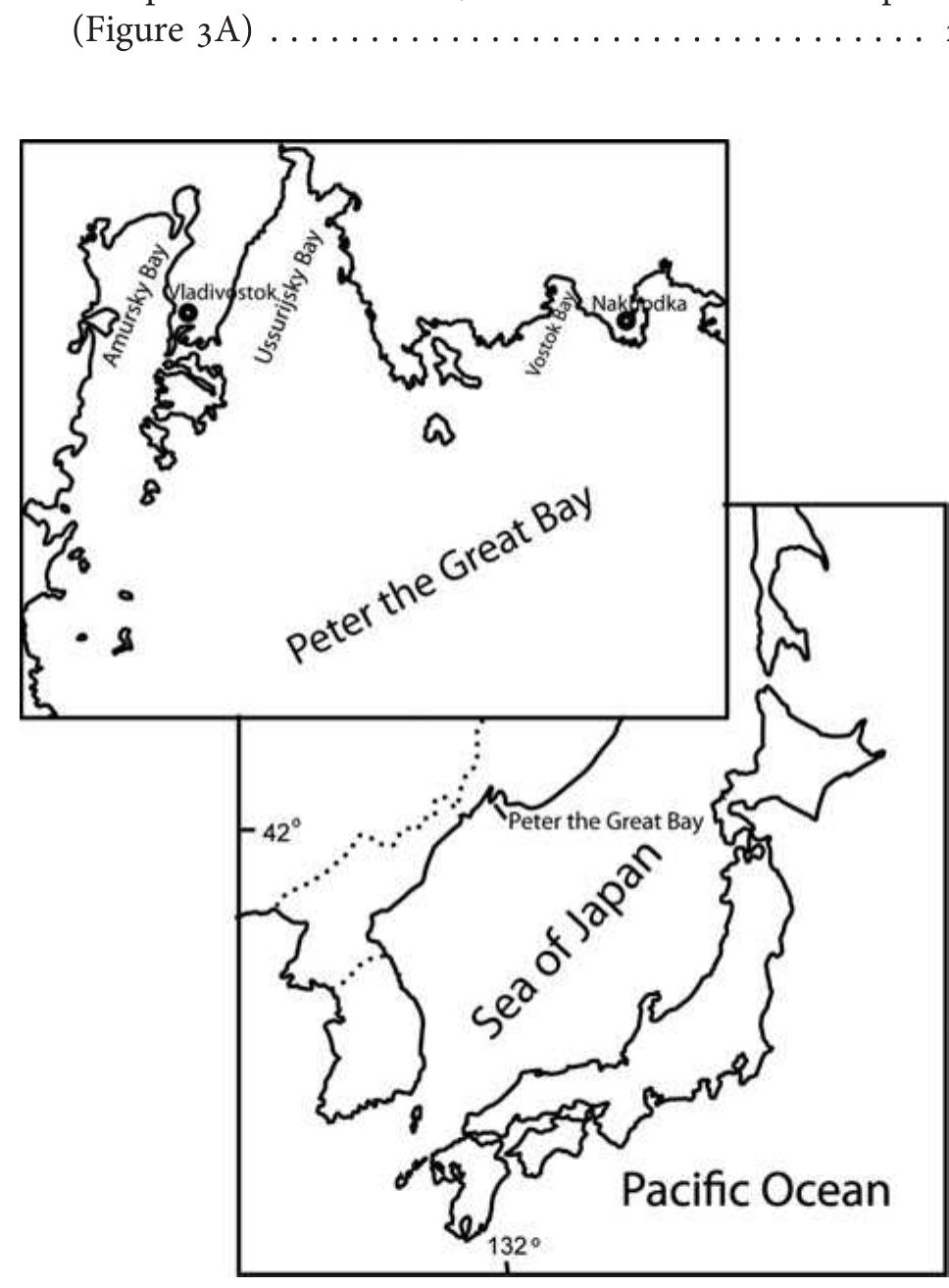 Map showing the sampling area. key for the identification of