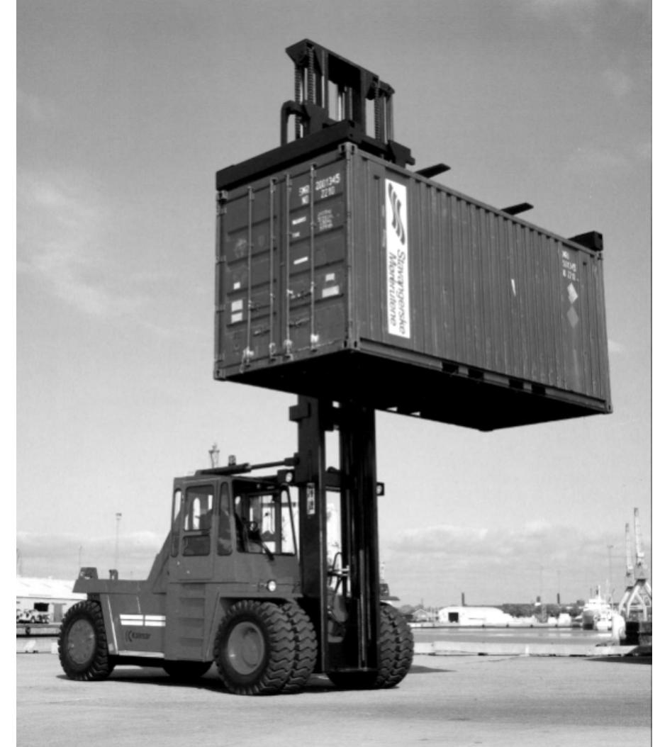 -5 typical top-pick fel with spreader at 20' figure 2-5