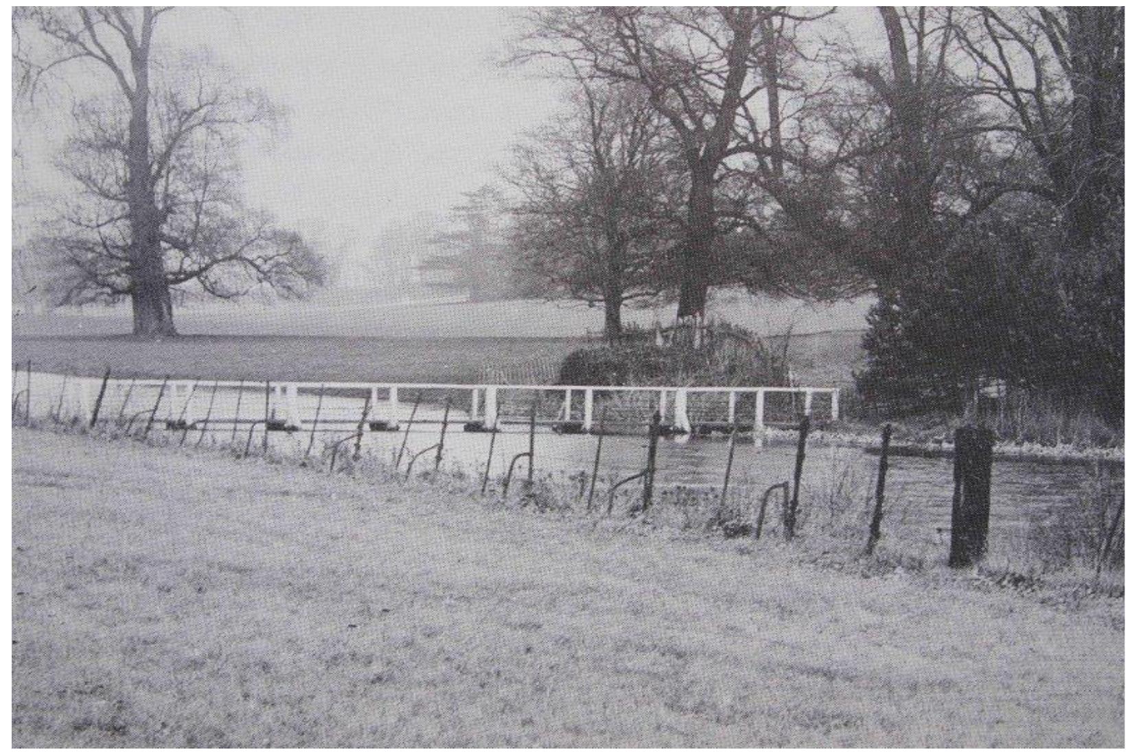 The cambered hoggin path revealed in trench 2 formed part of